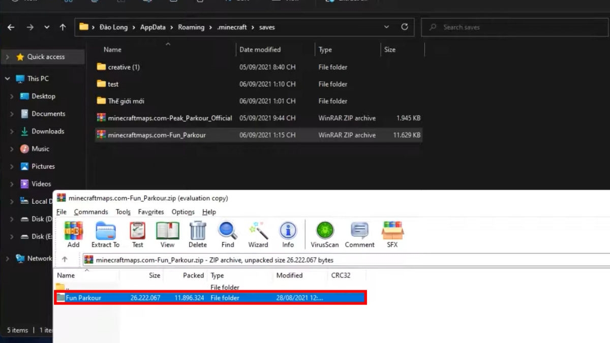 Hướng dẫn cách tải Map Minecraft trên máy tính, điện thoại